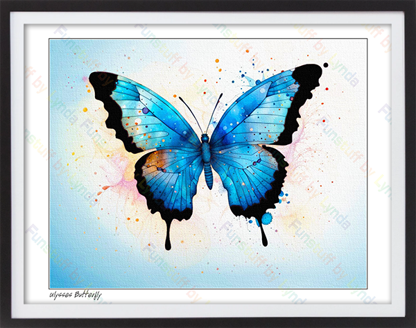 Ulysses Butterfly Png Ulysses Butterfly Greeting Card — Daisy Chain