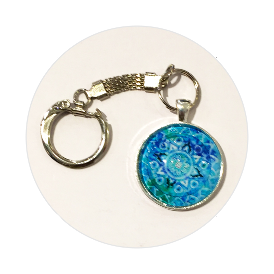 Key Ring - Mandala – Funstuff by Lynda - Very Cool Shit